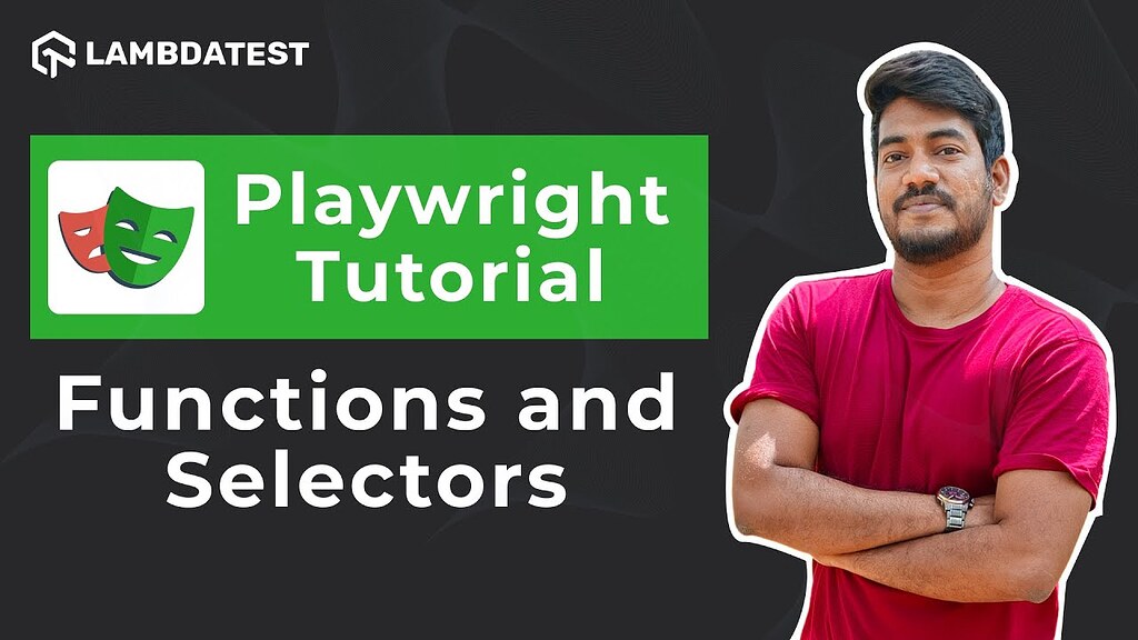 Tutorial How To Use Functions And Selectors Playwright With Typescript Tutorial Part Ii