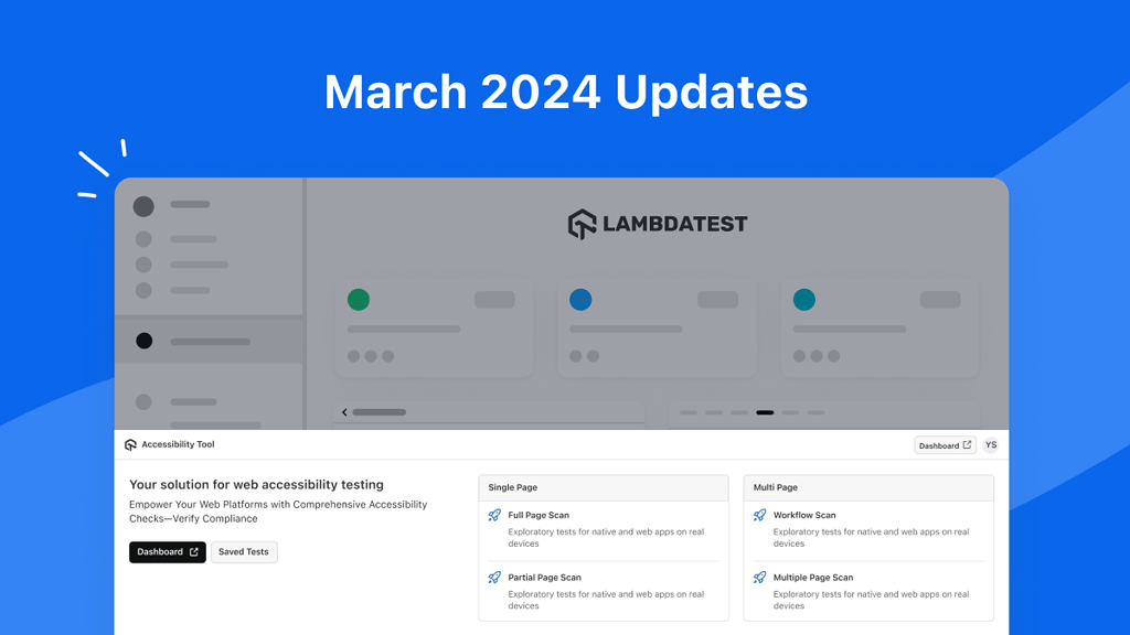 What S New At Lambdatest March 2024 Lambdatest Community
